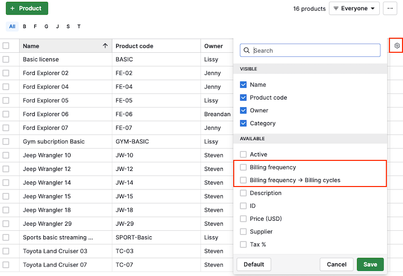 Recurring products - Knowledge Base | Pipedrive